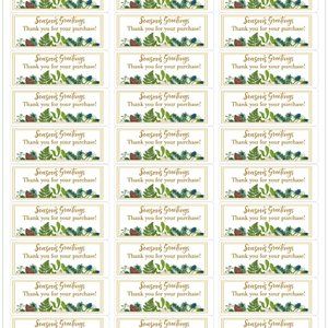 Office | Christmas Thank You Stickers Mailing Labels | Poshmark